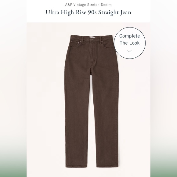 Abercrombie & Fitch | Jeans | Nwt Abercrombie Ultra High Rise Jeans ...